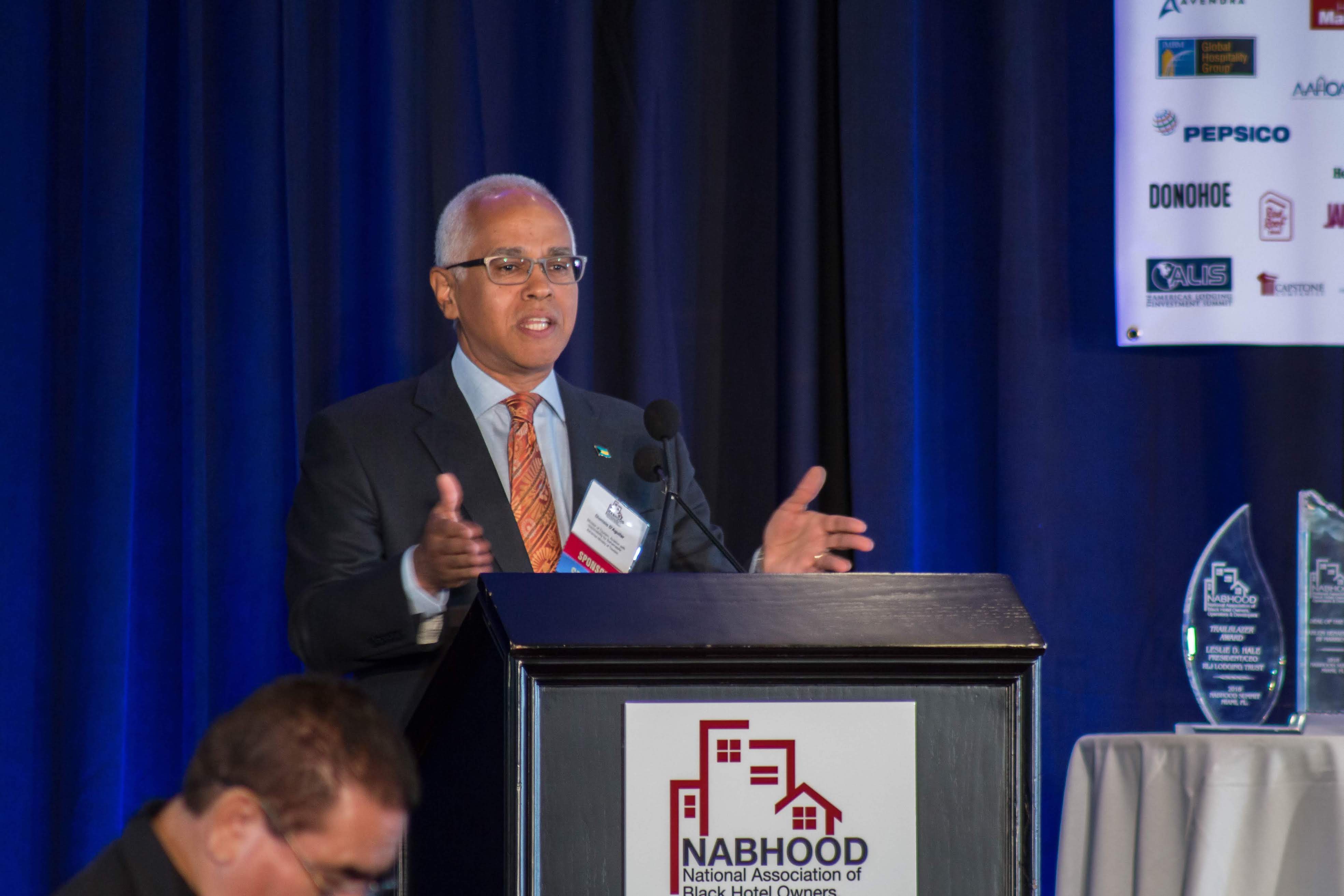 Min of Tourism and Aviation delivers remarks at NABHOOD 2018 – BAHAMAS ...