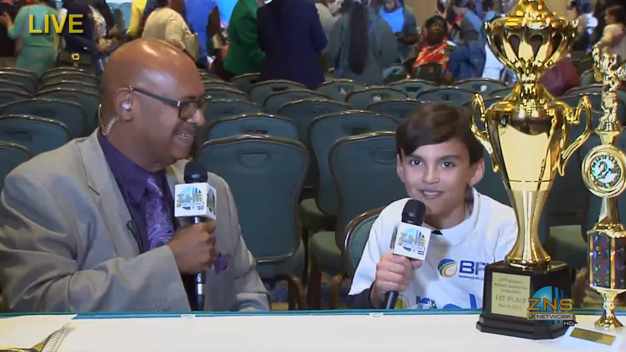JULIAN REED INTERVIEWING SPELLING BEE WINNER (MARCH 10) – BAHAMAS CHRONICLE
