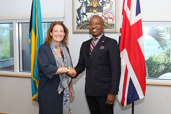 BRITISH HIGH COMMISSIONER DESIGNATE PAYS COURTESY CALL ON FOREIGN ...
