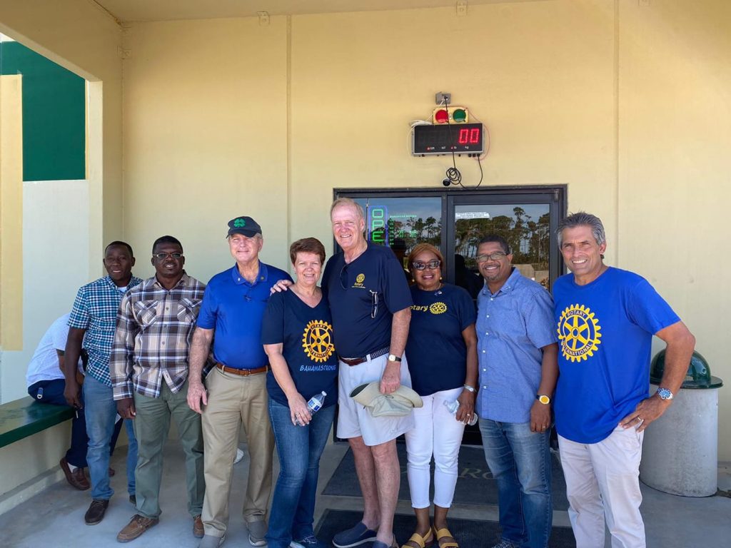ROTARY CLUBS OF GRAND BAHAMA DONATE ROOFING SUPPLIES TO FREETOWN ...