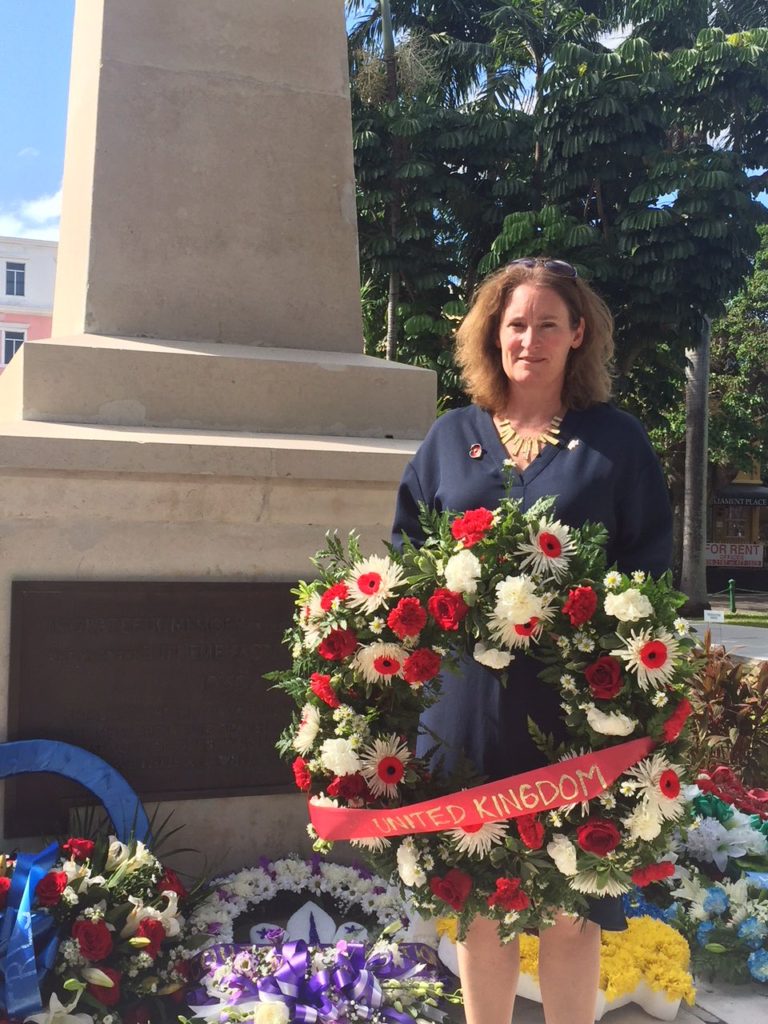 BRITISH HIGH COMMISSIONER SARAH DICKSON PARTICIPATES IN REMEMBRANCE DAY ...