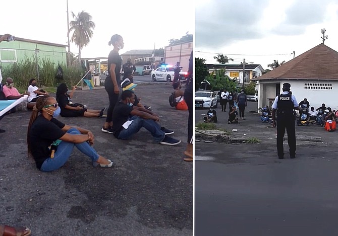 PROTESTERS IN NASSAU DEFY LOCKDOWN MEASURES – BAHAMAS CHRONICLE