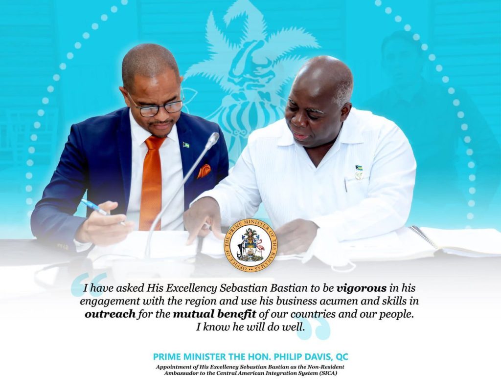 BASTIAN’S APPOINTMENT AS NON-RESIDENT AMBASSADOR TO CENTRAL AMERICA ...