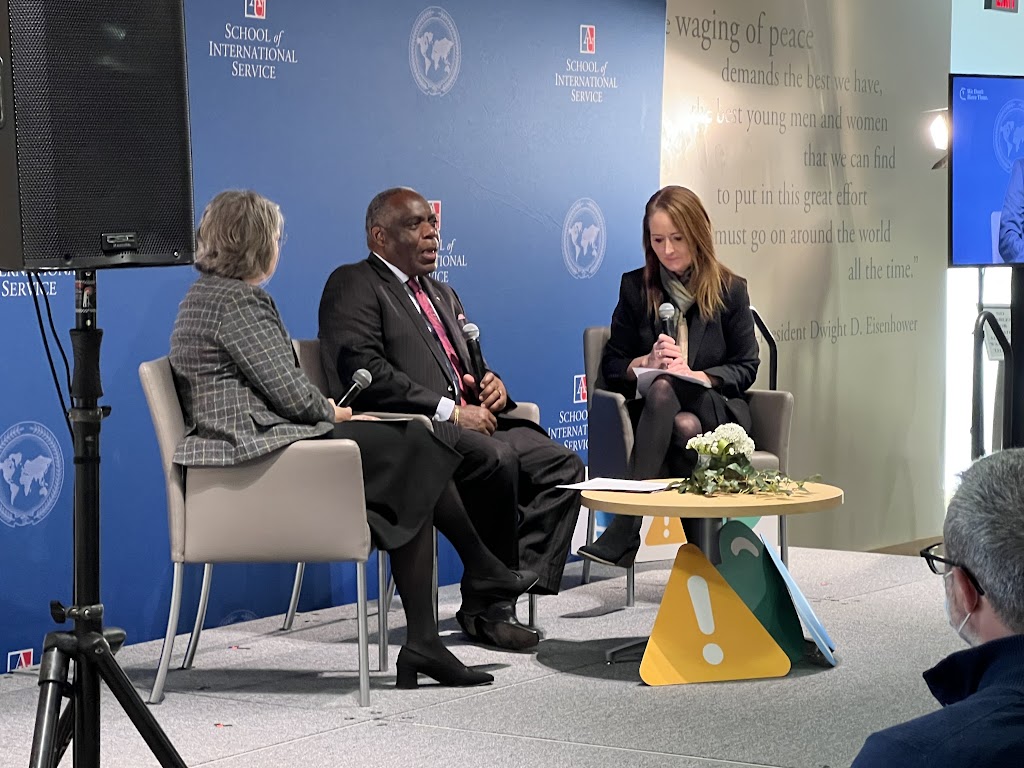 AMBASSADOR JONES PARTICIPATES IN PANEL DISCUSSION AT AMERICAN UNIVERSITY ON CLIMATE CHANGE ...