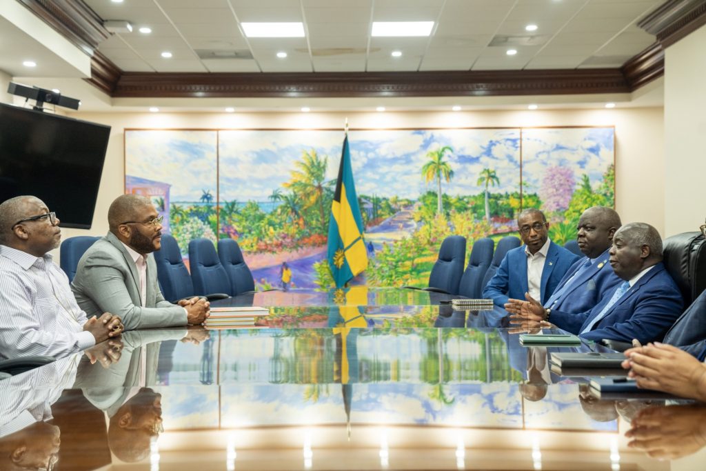 PRIME MINISTER DAVIS MEETS WITH TYLER PERRY – BAHAMAS CHRONICLE