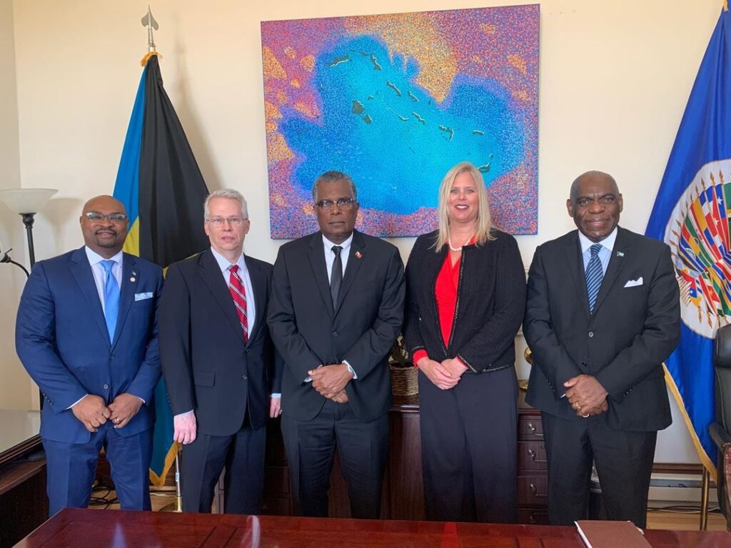 BAHAMAS FOREIGN AFFAIRS MINISTER MITCHELL RECEIVES COURTESY CALL FROM ...