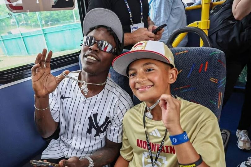 YANKEES’ JAZZ CHISHOLM JR. PAYS IT FORWARD WITH NEW “LITTLE BROTHER” AT ...